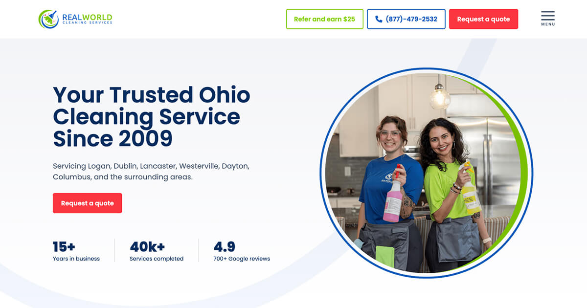 Cleaning Company In Columbus OH | House Cleaning Near Me - Real World ...